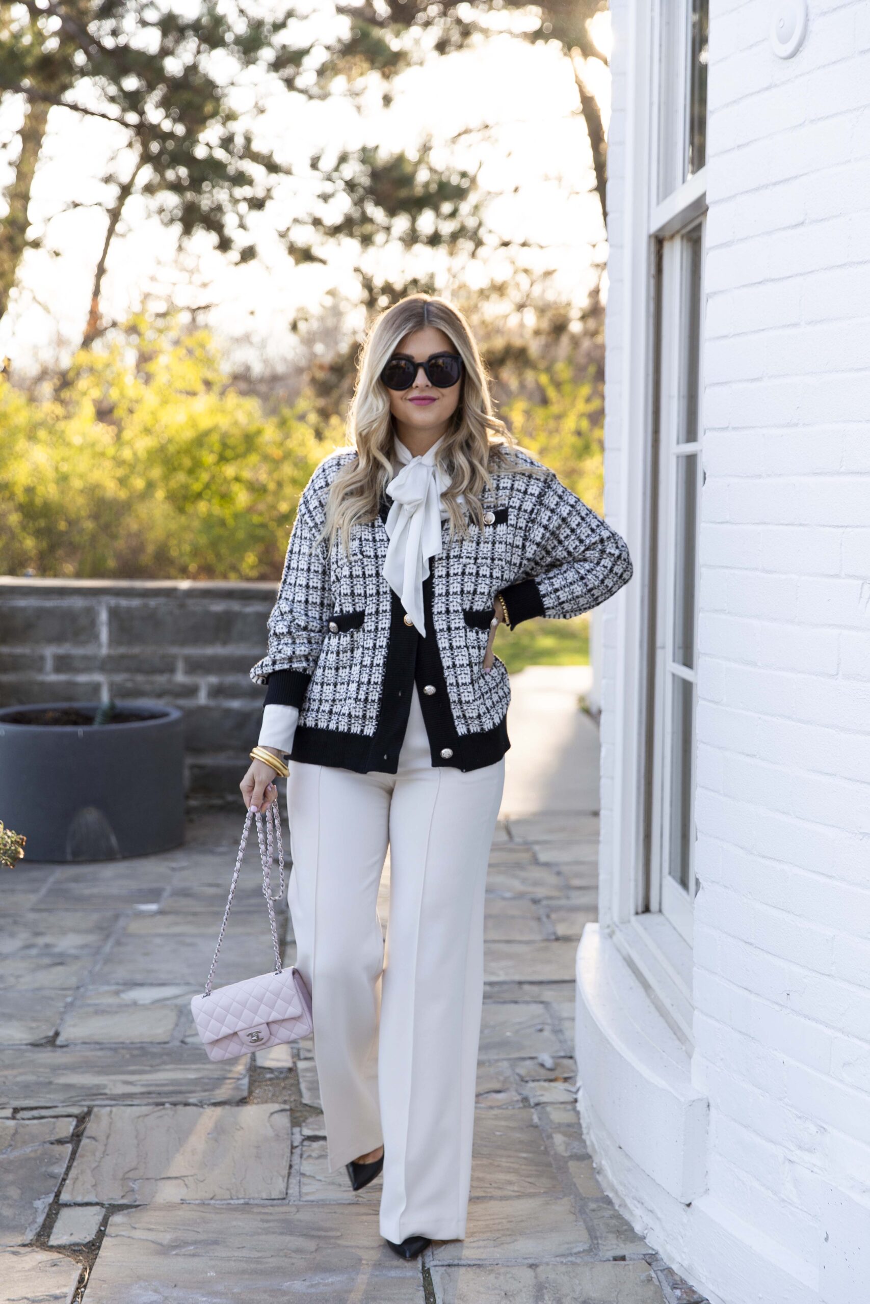 Tweed Cardigan - Krystin Lee